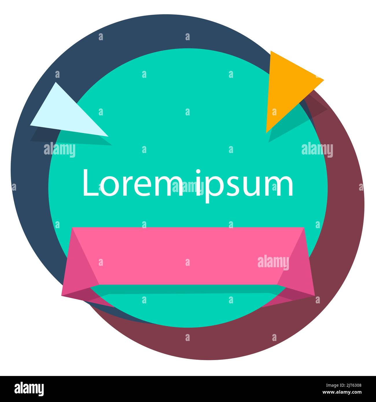 Poster template colorful concentric Stock Vector Images - Alamy