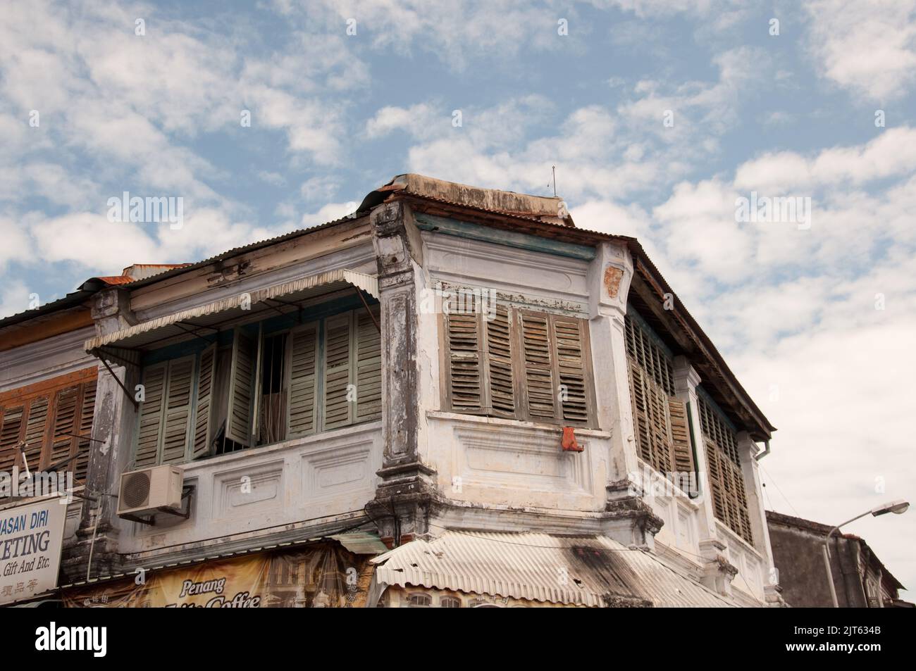 Abandoned Old Colonial Building, Georgetown, Penang, Malaysia, Asia ...