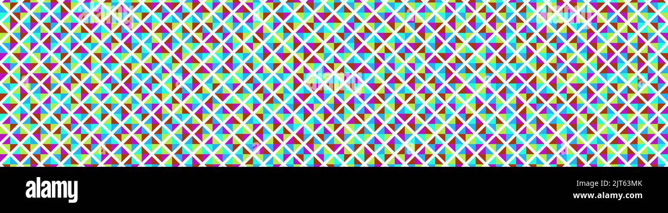 Colorised Rhombuses tiles tessellation pattern illustration Stock ...