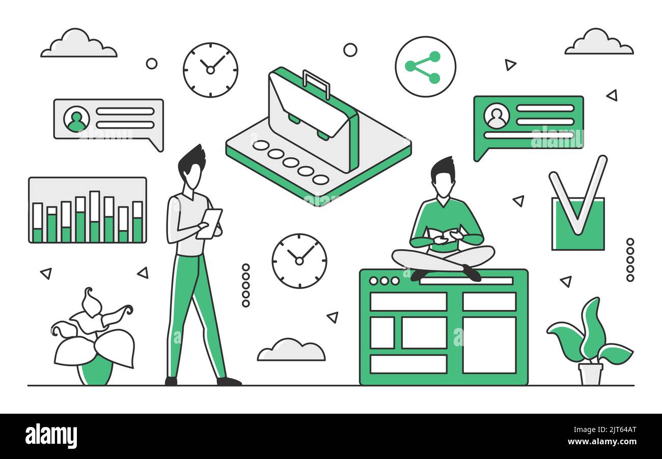 Stock market investment portfolio. Digital trading platform, electronic ...