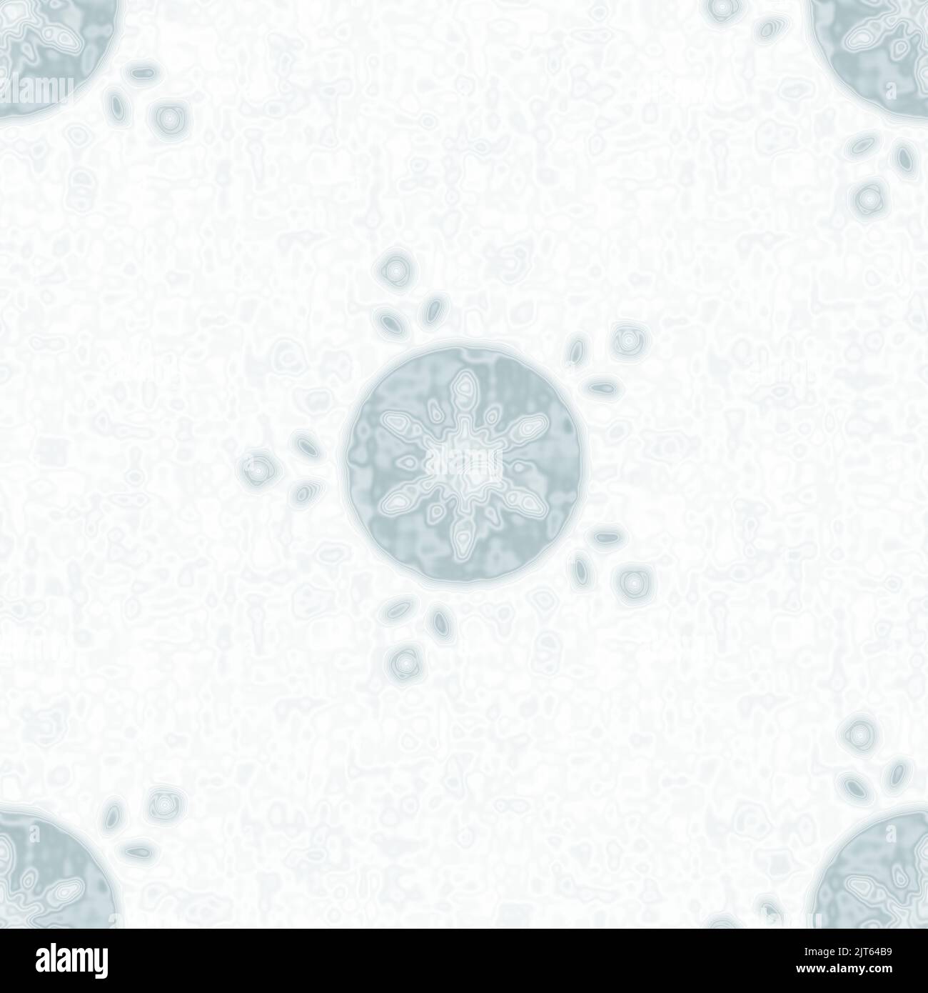 Soft ice blue snow flake pattern background. Simple minimal frosty blur ...