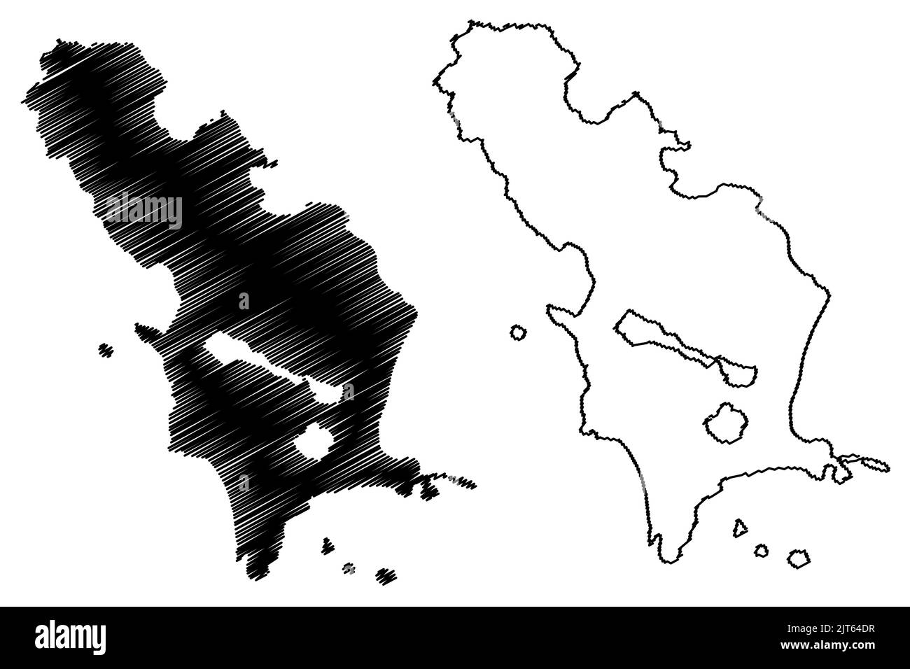 Map island tresco scilly hi-res stock photography and images - Alamy