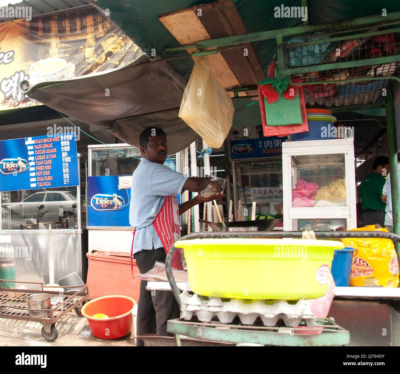Hawker, Hawker Food Court, George Town, Penang, Malaysia, Asia ...