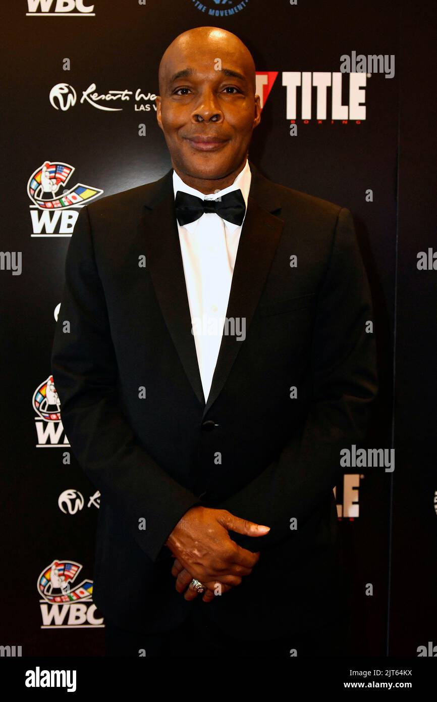 Las Vegas, NV, USA. 27th Aug, 2022. Michael Nunn Arriving at the ...