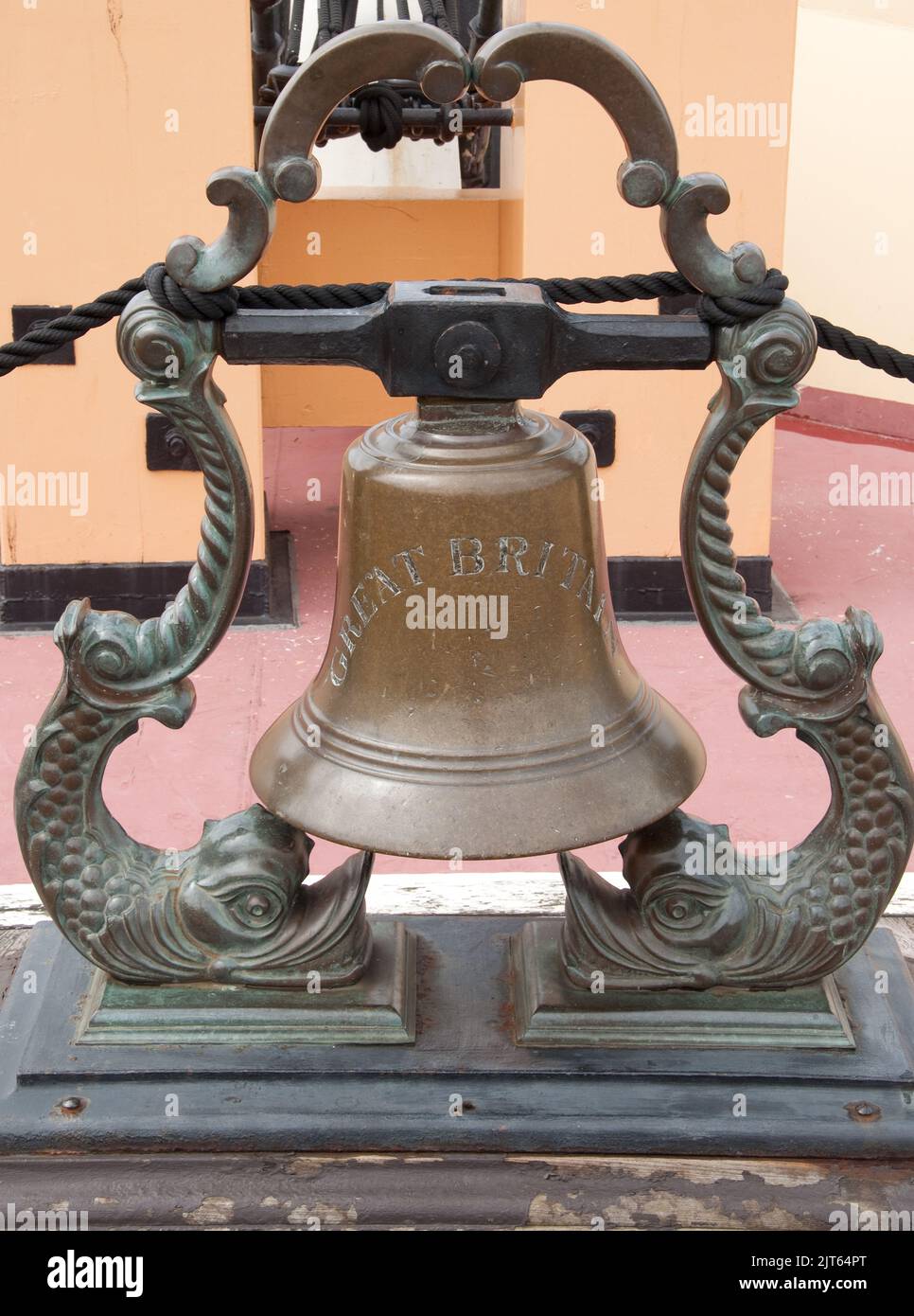 Bell, SS Great Britain, Bristol, UK Stock Photo - Alamy