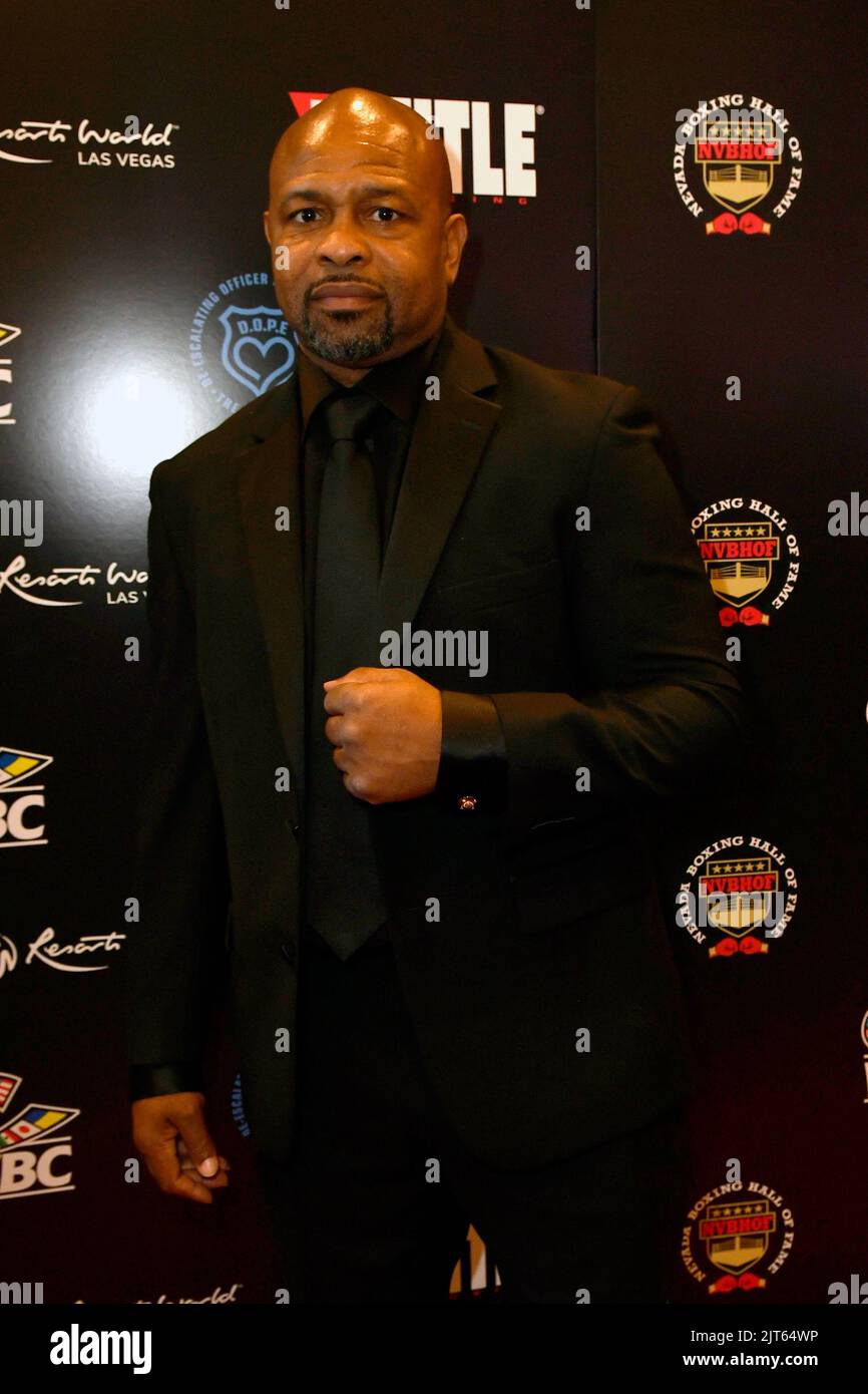 Las Vegas, NV, USA. 27th Aug, 2022. Roy Jones Arriving at the Induction ...