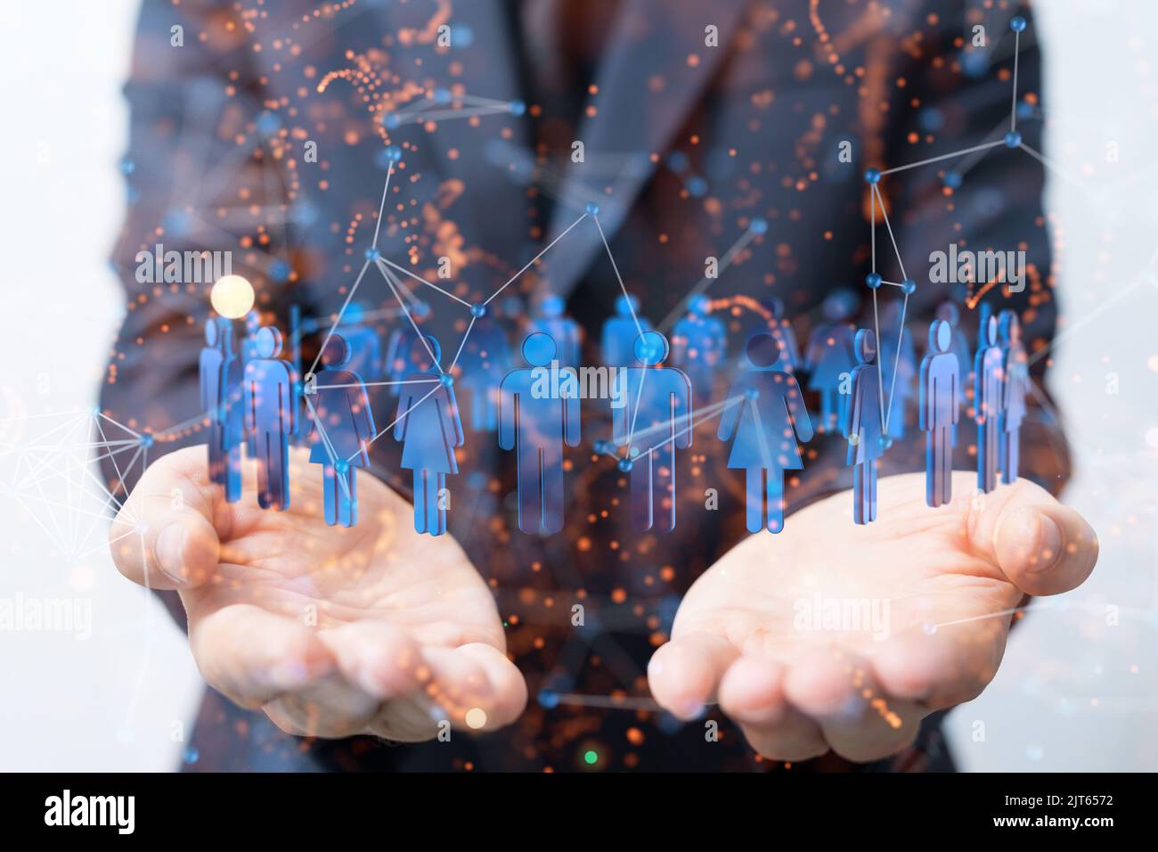 People network structure HR - Human resources management and Stock ...