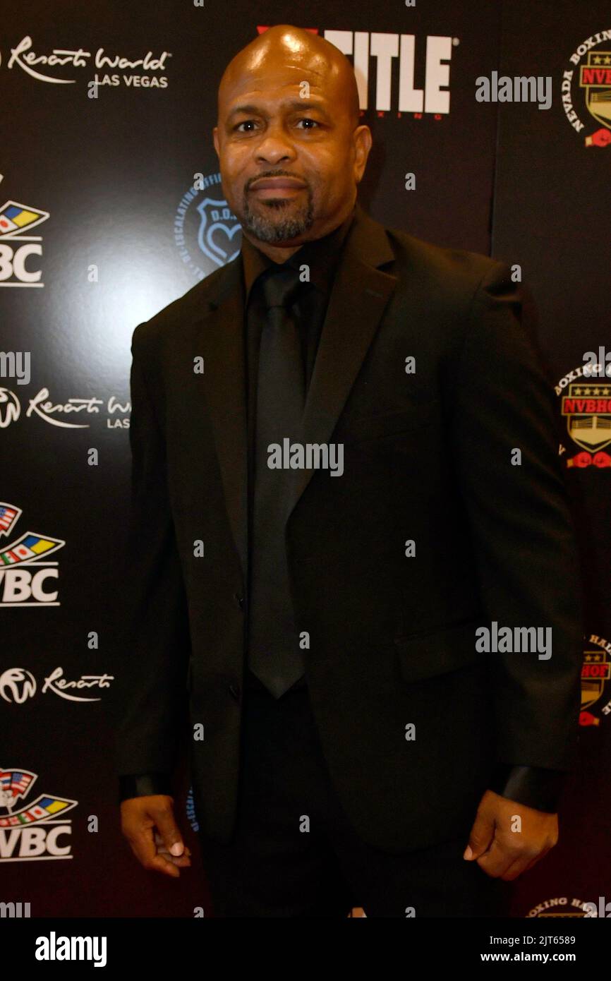 Las Vegas, NV, USA. 27th Aug, 2022. Roy Jones Arriving at the Induction ...