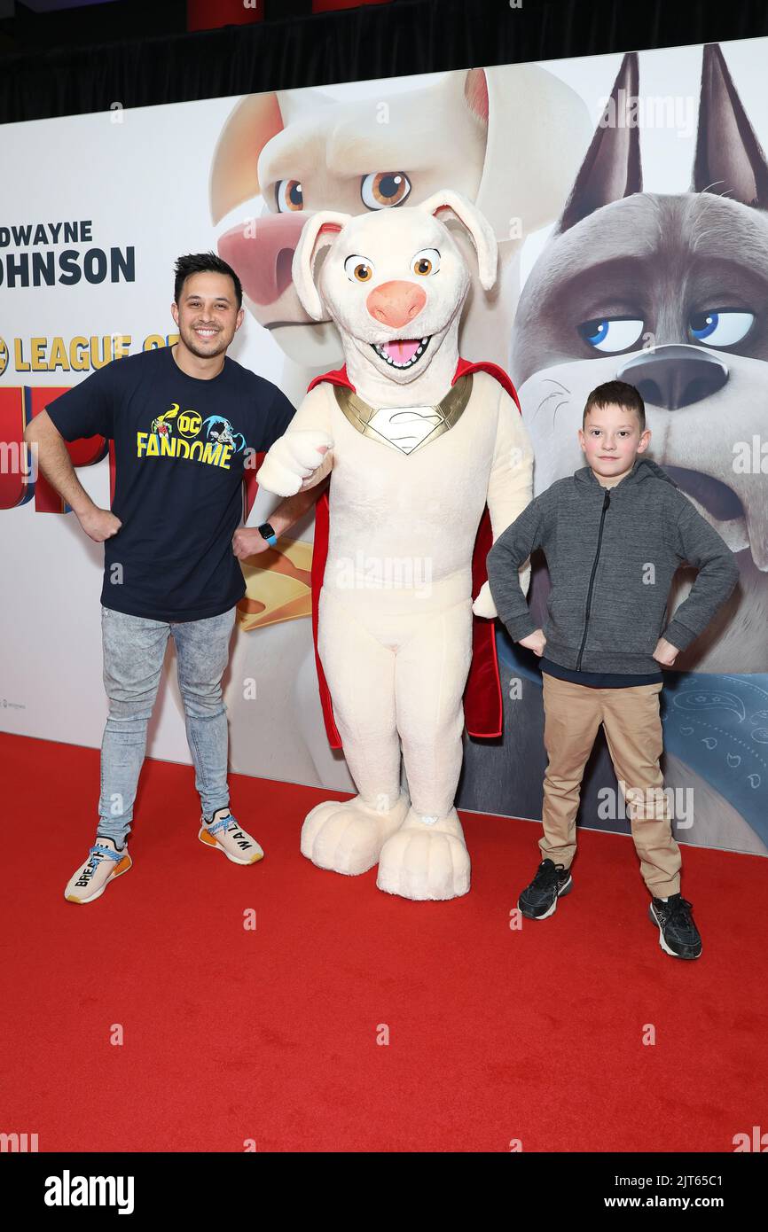 August 28, 2022: JAYDEN RODRIGUES attends the 'DC League of Super-Pets ...