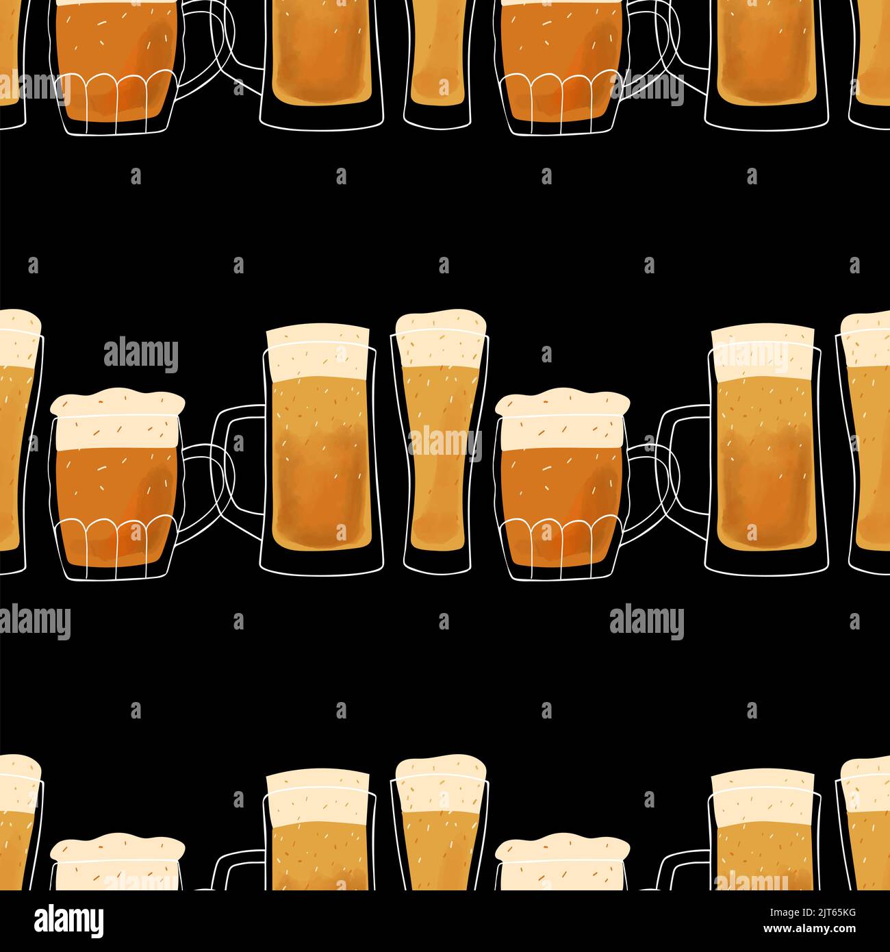 Cerveza pattern Stock Vector Images - Alamy