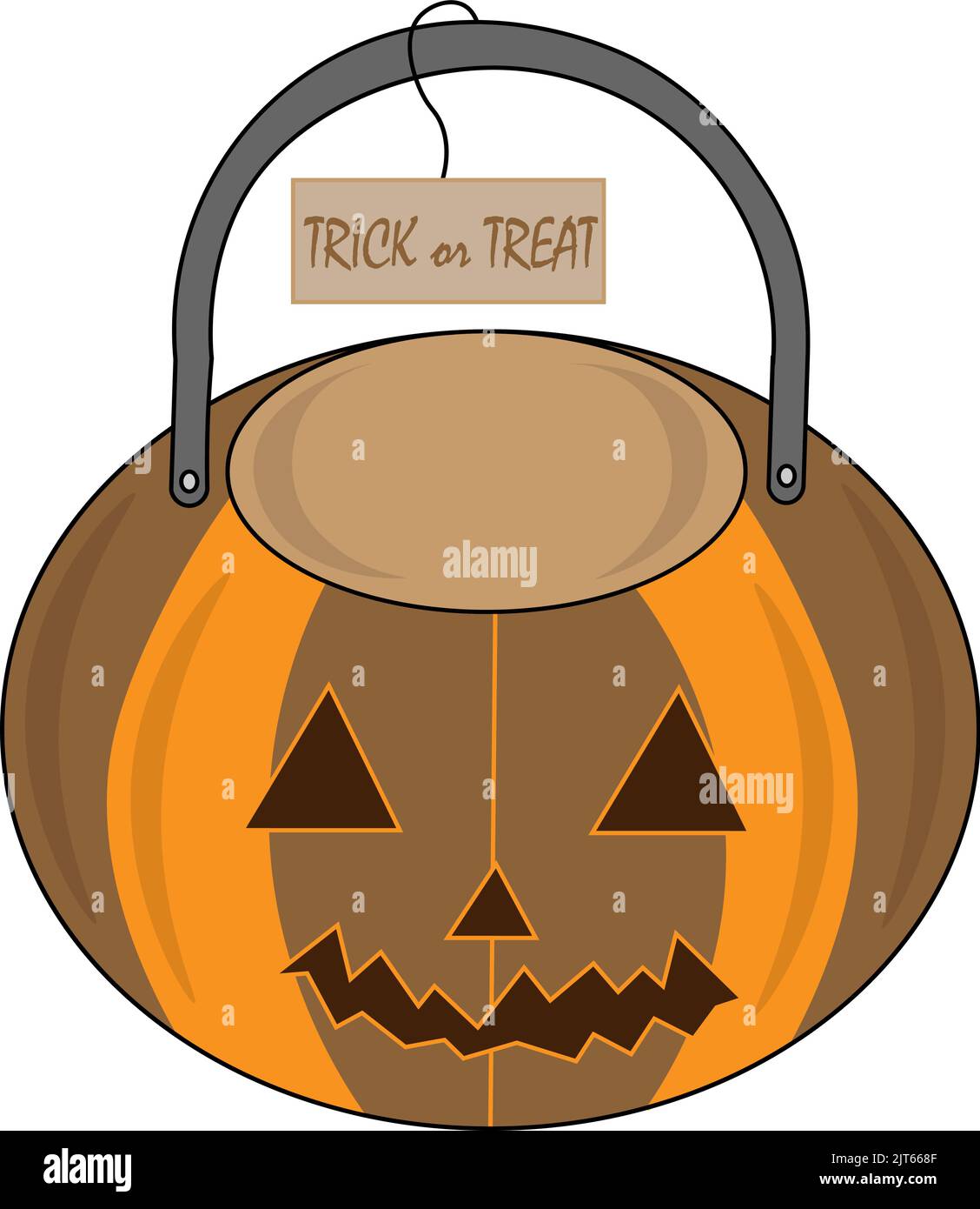 Halloween jack-o-lantern trick or treat Stock Vector Image & Art - Alamy