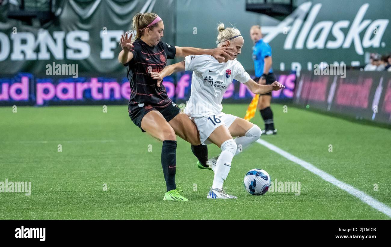 The Thorn's Morgan Weaver and former teammate Madison Pogarch of the ...