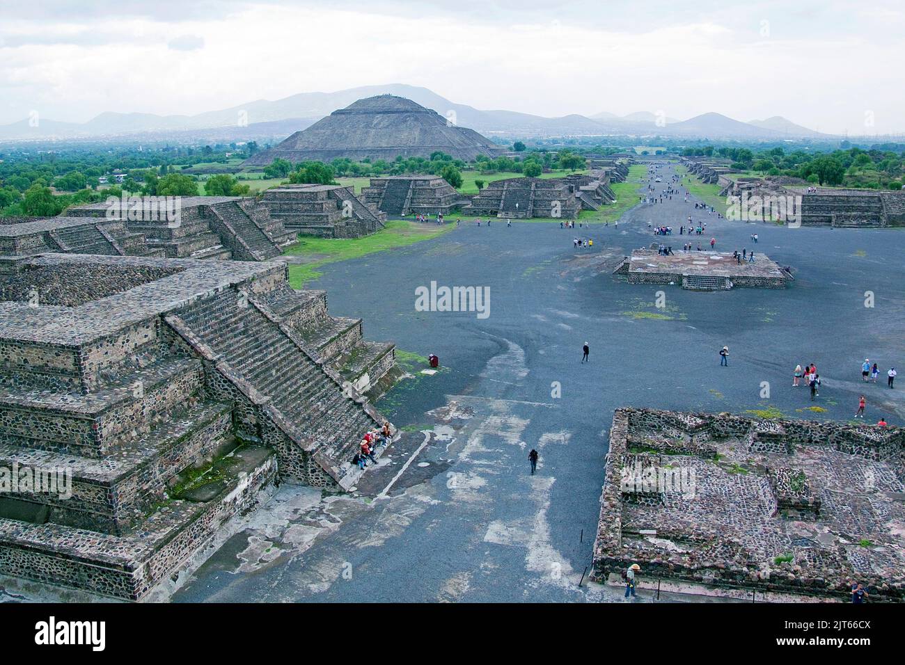 Teotihuacán Pyramiden, Ruinenmetropole bei Mexico City, Zentral Mexiko ...