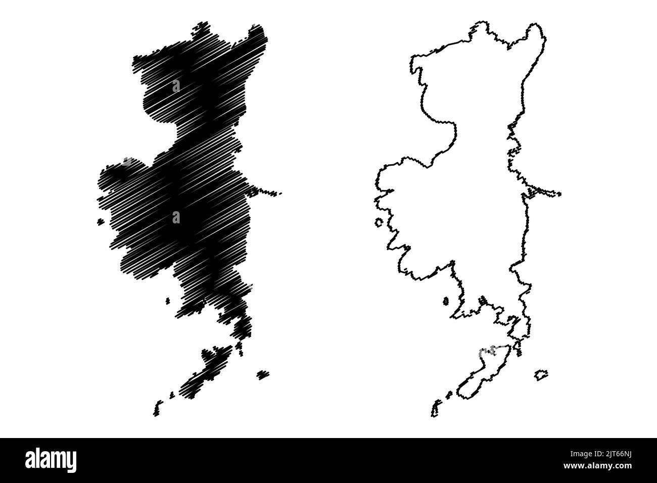 Ramsey island map hi-res stock photography and images - Alamy