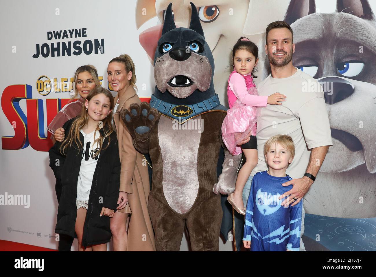 August 28, 2022: BEAU RYAN and family attend the 'DC League of Super ...