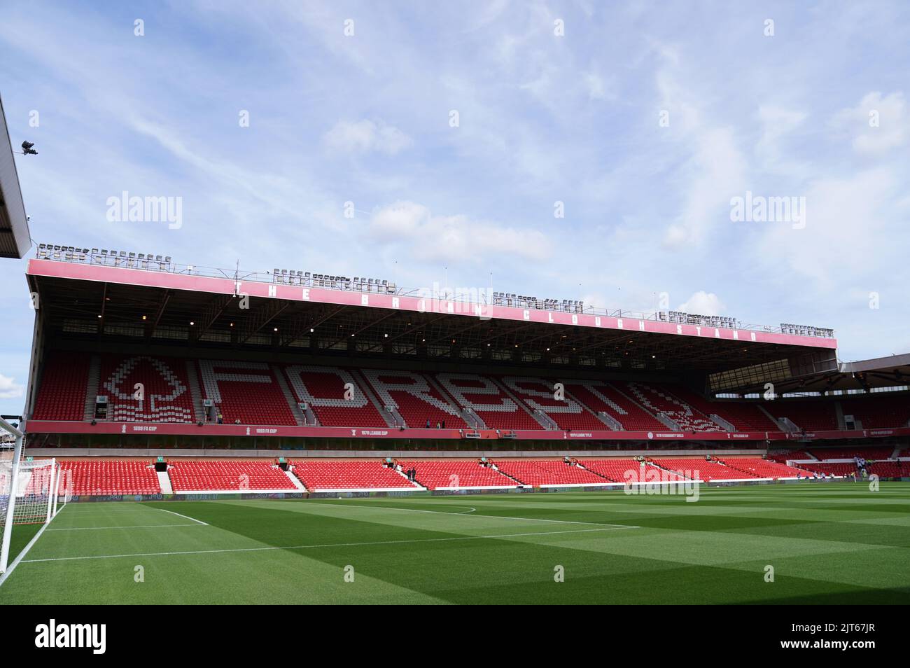 A view inside the stadium before the Premier League match at the City ...
