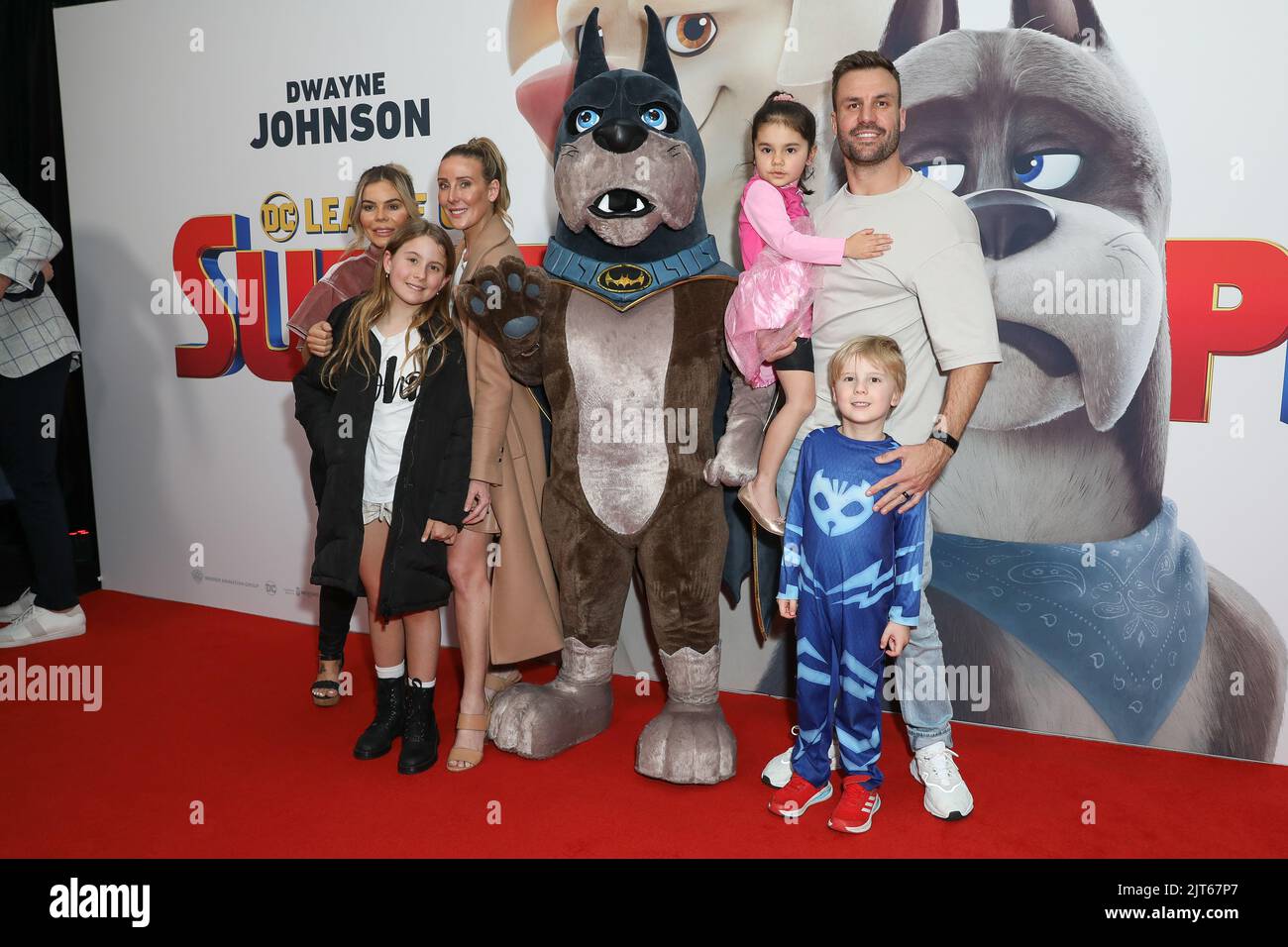 August 28, 2022: BEAU RYAN and family attend the 'DC League of Super ...