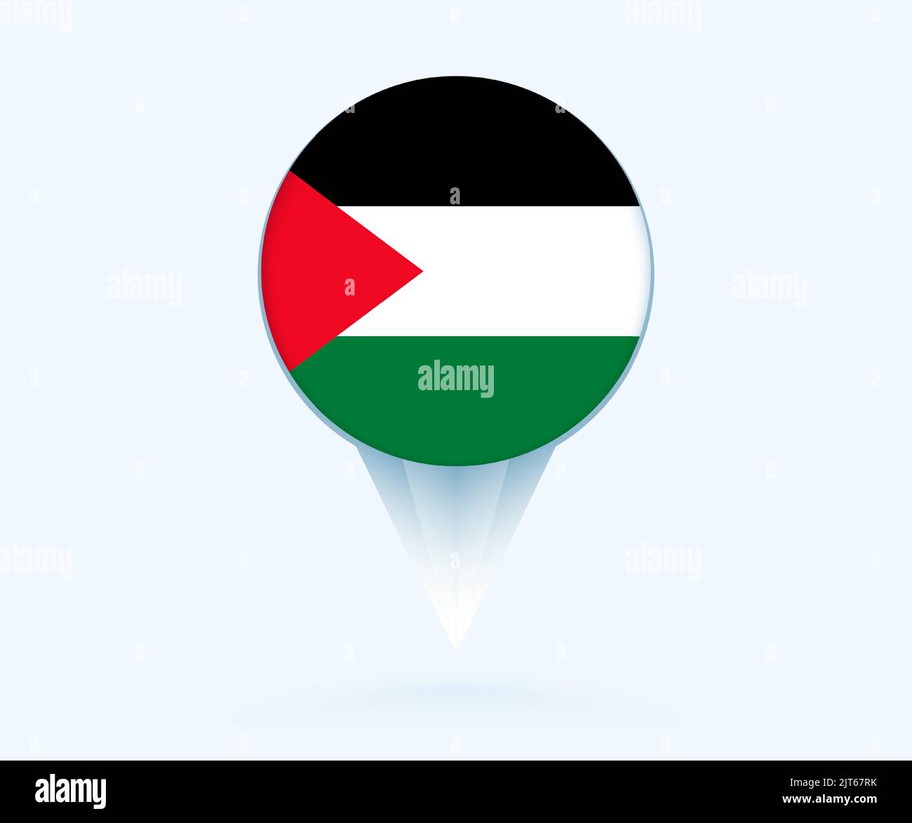 Palestine map pin hi-res stock photography and images - Alamy