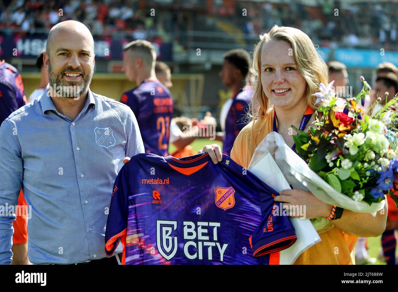 VOLENDAM - 28-08-2022, KRAS Stadium. Dutch Eredivisie Football season ...