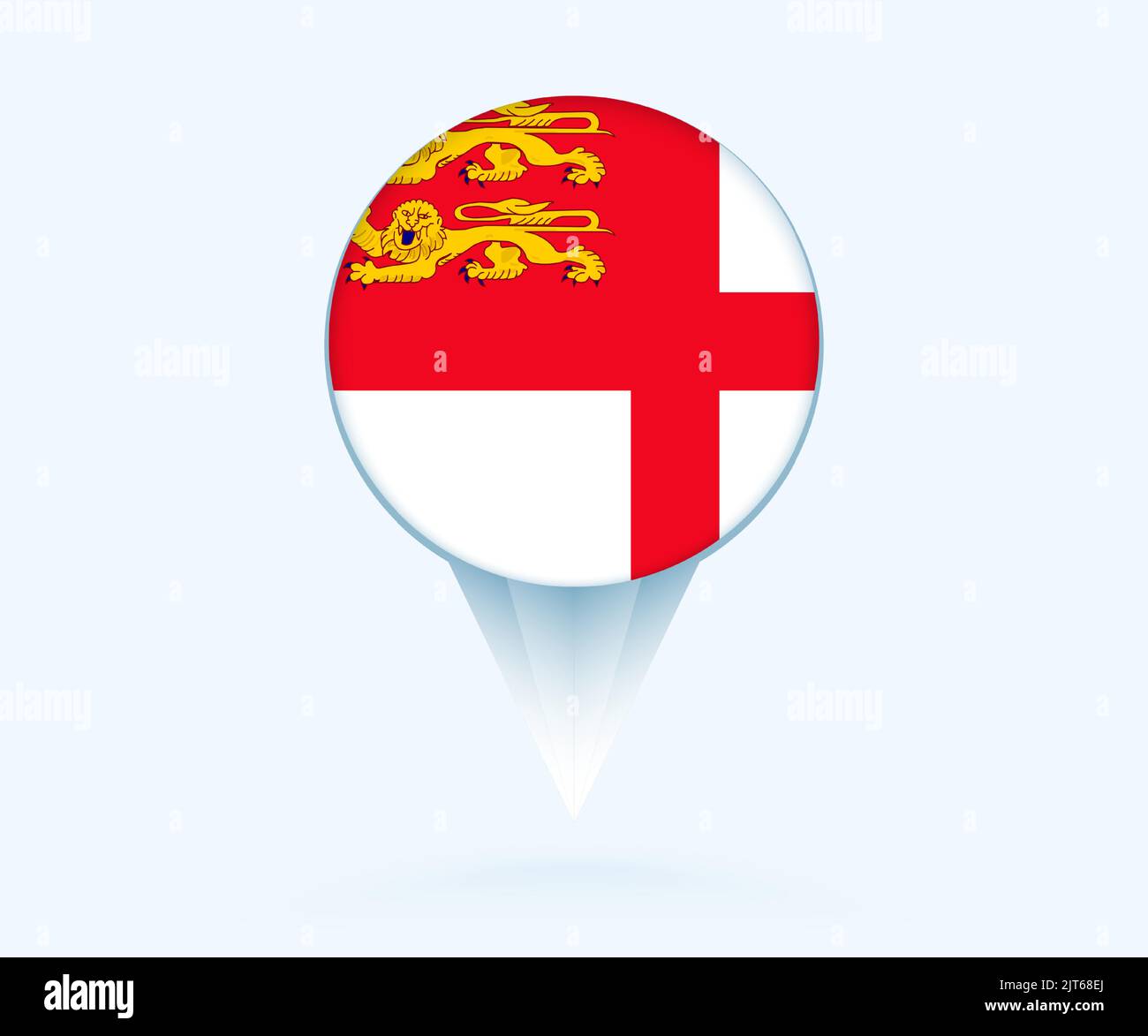 Sark map vector vectors hi-res stock photography and images - Alamy