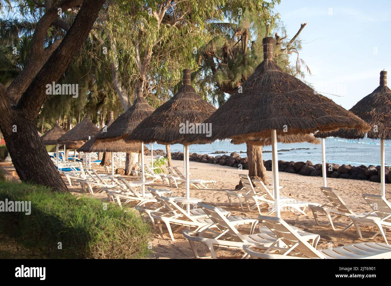 At the beach, Saly-Portudal, Petite Côte of Senegal, Senegal. Beach ...