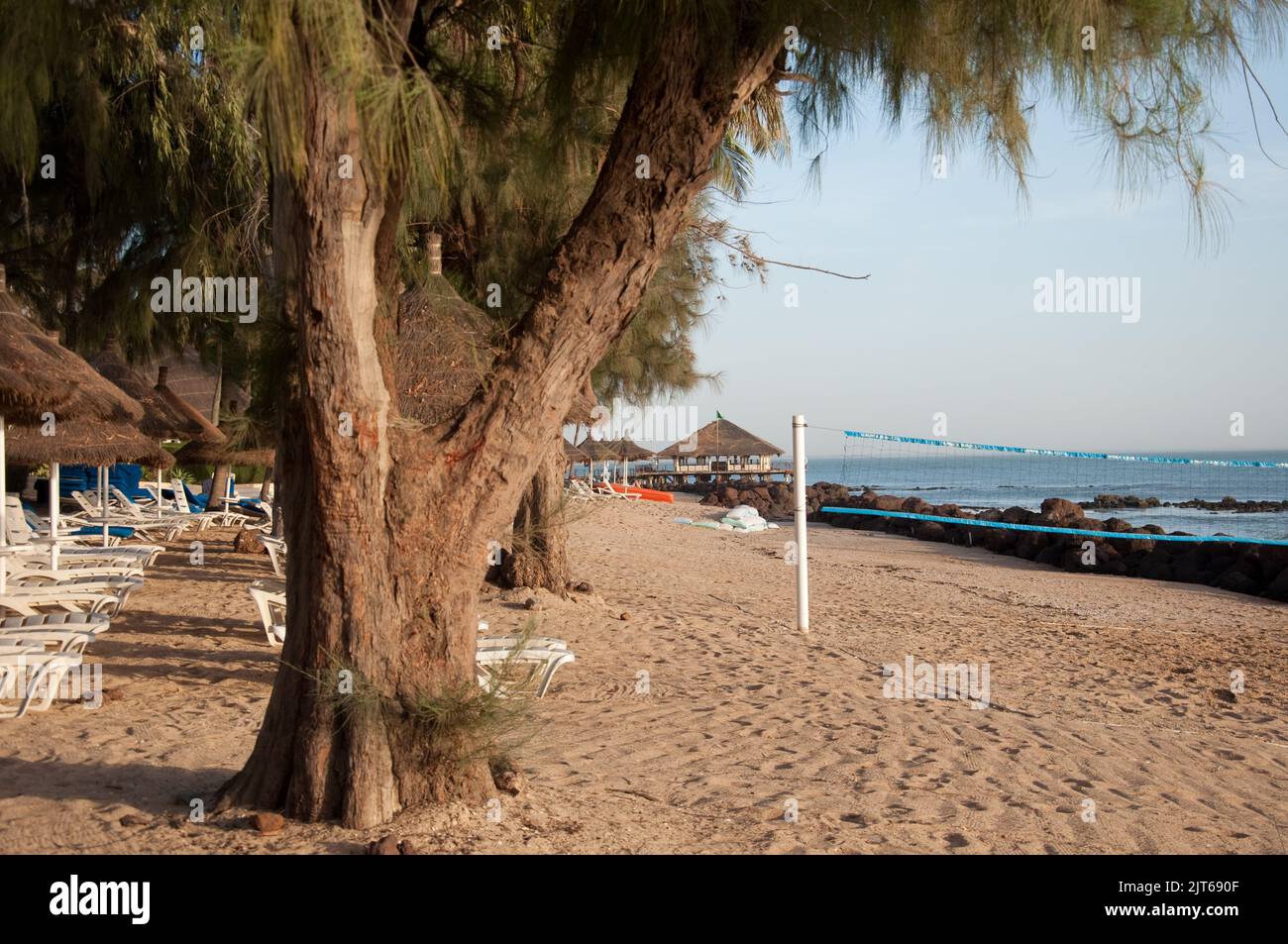 At the beach, Saly-Portudal, Petite Côte of Senegal, Senegal. Beach ...