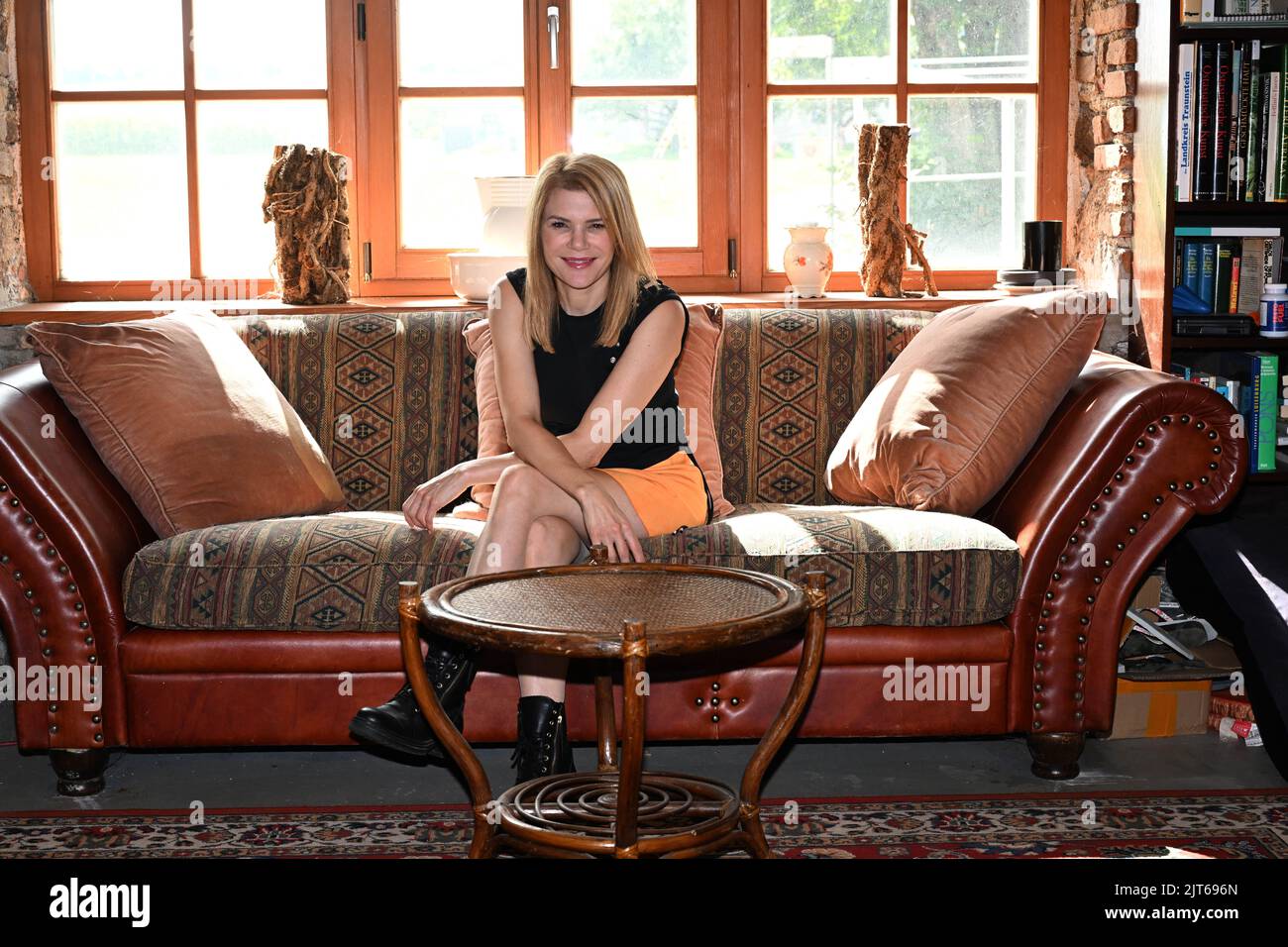 27 August 2022, Bavaria, Chiemgau: Dpa-Exclusive: The actress of the ...