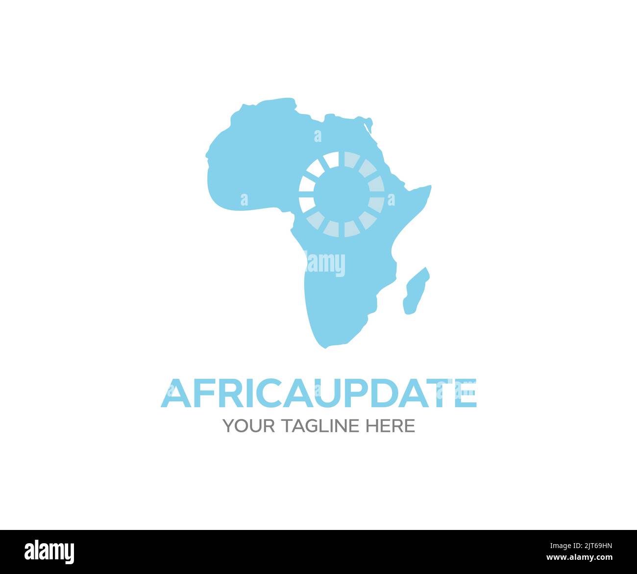 Africa Update, polygonal network line, design sphere, dot and structure ...
