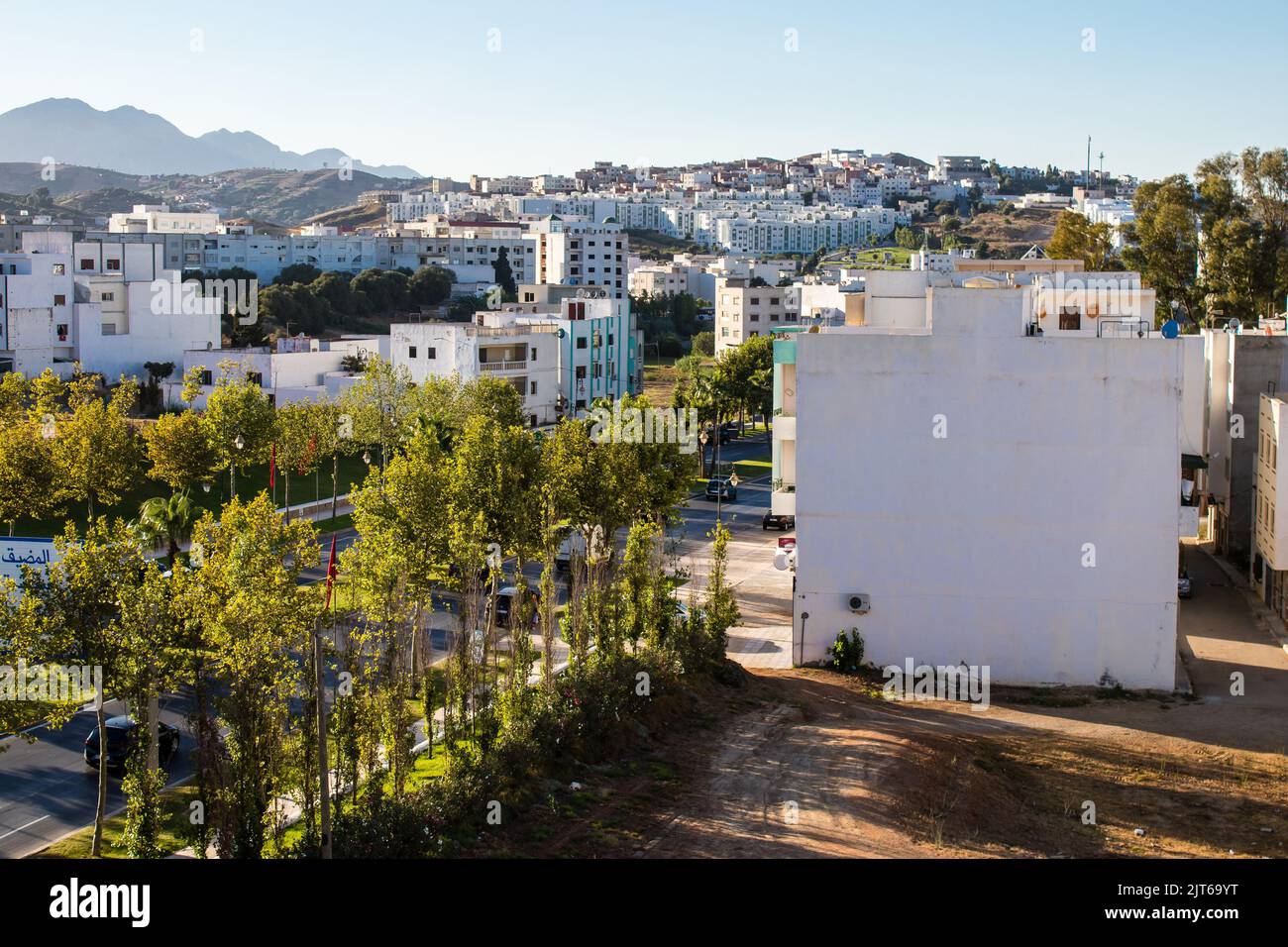 Tetouan, Morocco - August 16, 2022 Cityscape and architecture of ...
