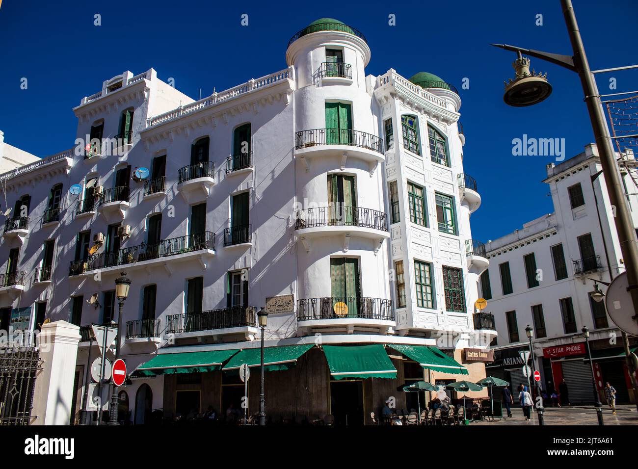Tetouan, Morocco - August 16, 2022 Cityscape and architecture of ...