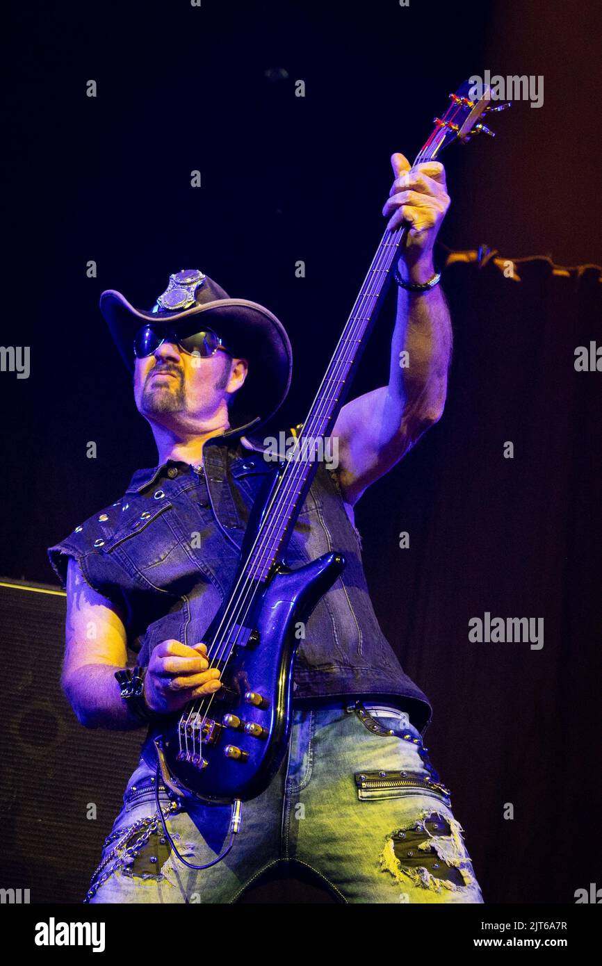 Trondheim, Norway. 06th, August 2022. The Norwegian glam rock band Wig ...