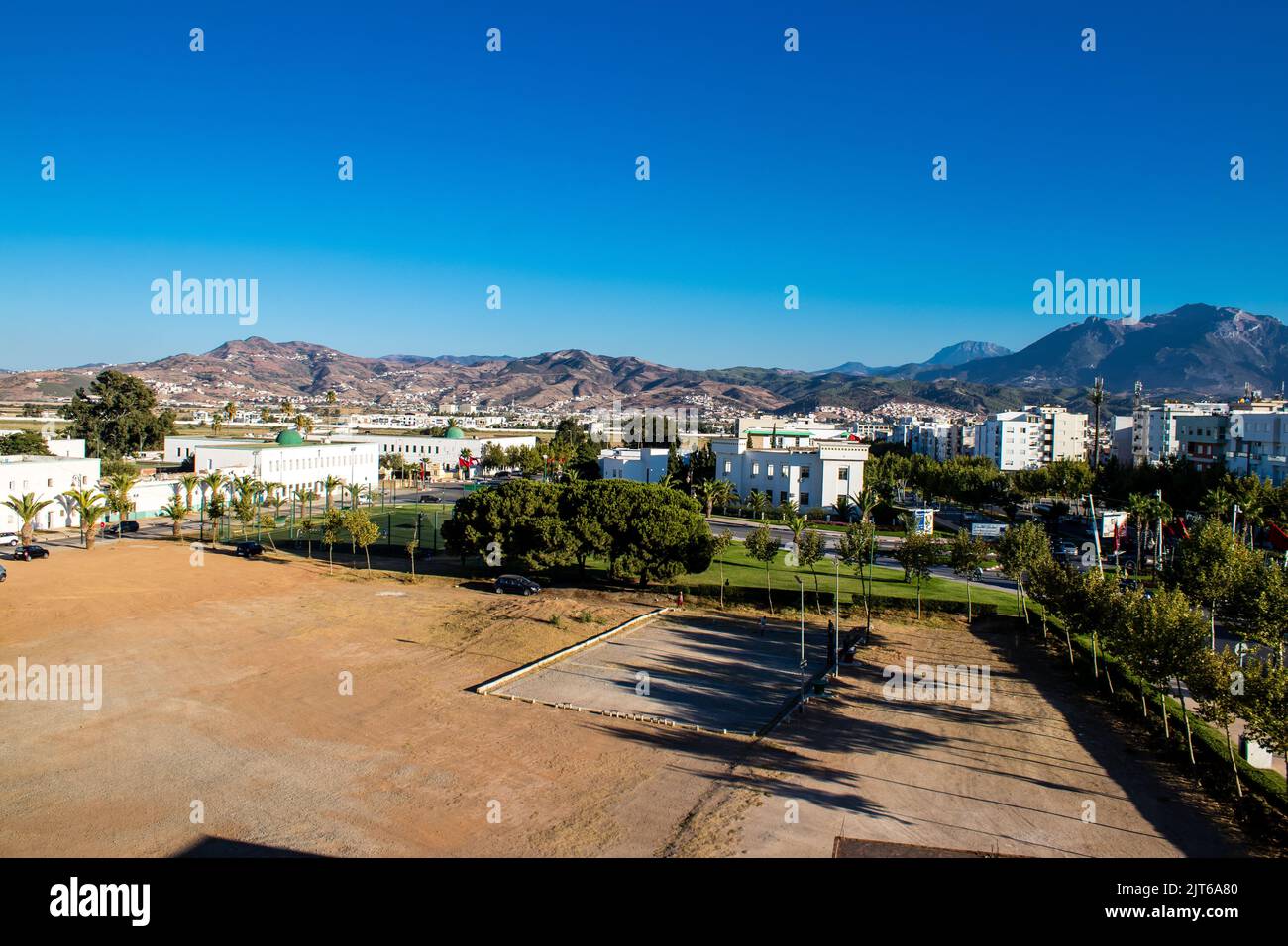 Tetouan, Morocco - August 16, 2022 Cityscape and architecture of ...