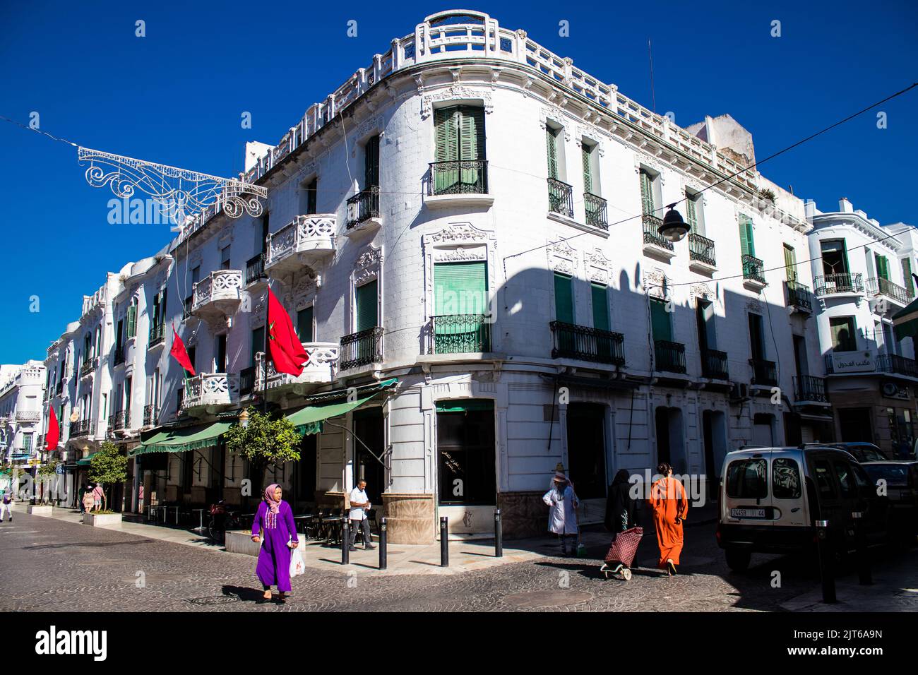Tetouan, Morocco - August 16, 2022 Cityscape and architecture of ...