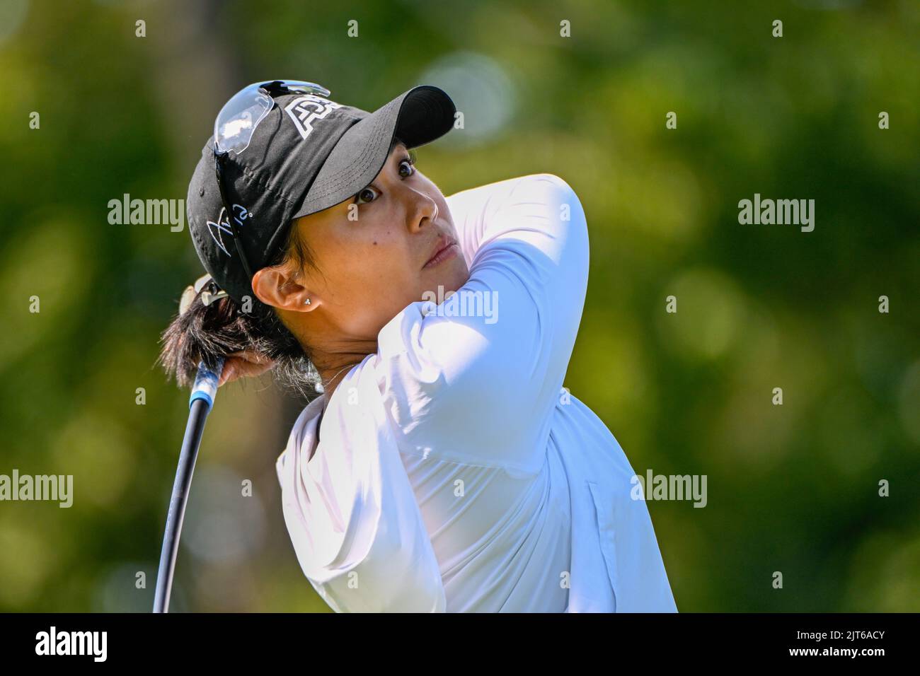OTTAWA, ON - AUGUST 27: Danielle Kang (USA) watches her tee shot on 7 ...