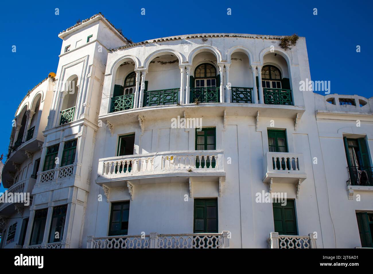 Tetouan, Morocco - August 16, 2022 Cityscape and architecture of ...