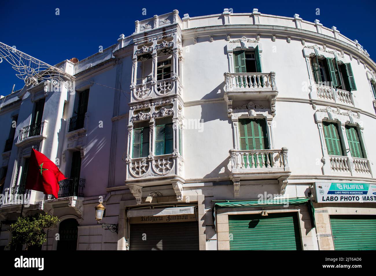 Tetouan, Morocco - August 16, 2022 Cityscape and architecture of ...