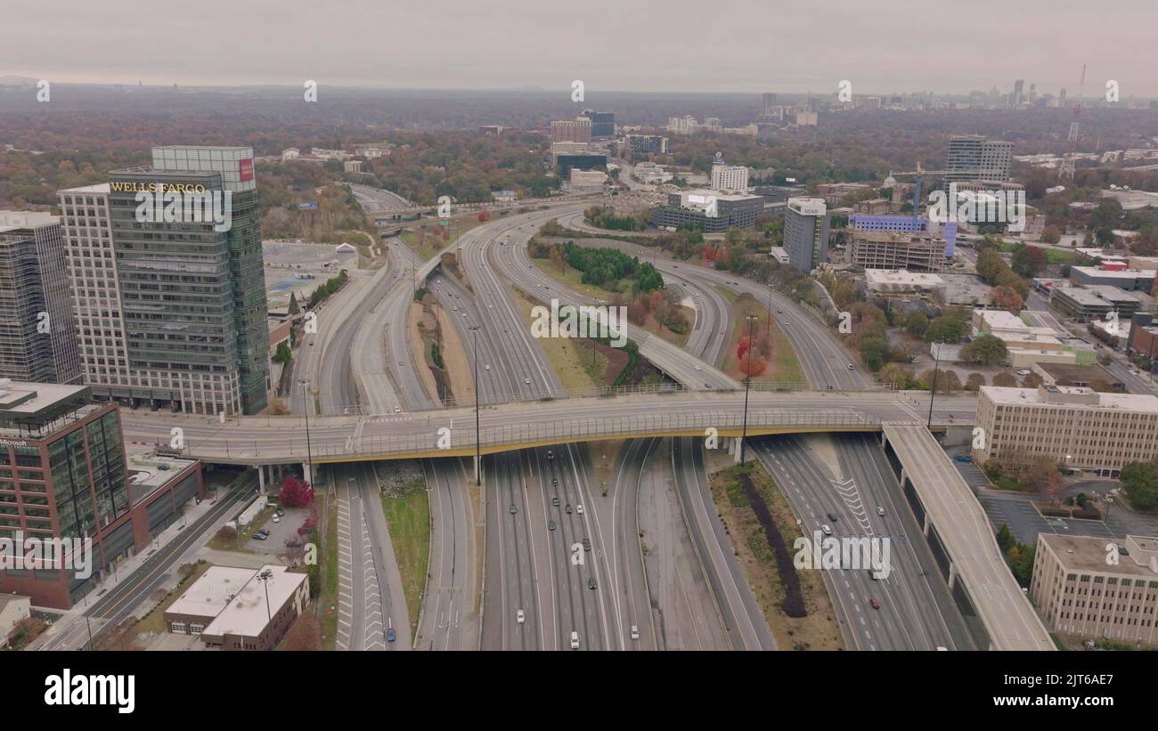 Aerial view atlanta city hi-res stock photography and images - Alamy