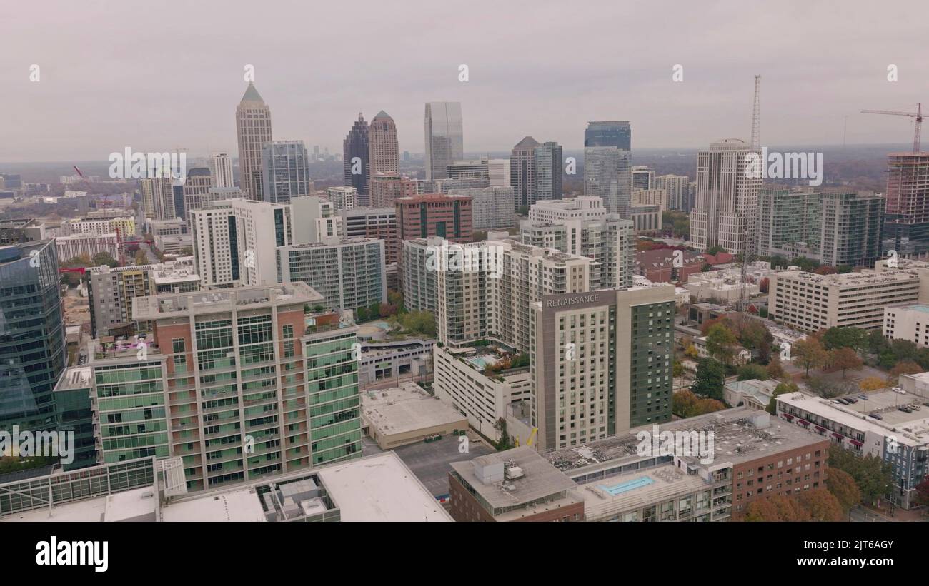 Aerial view atlanta city hi-res stock photography and images - Alamy