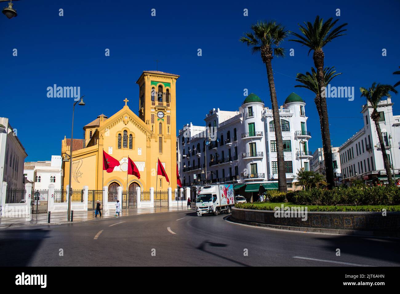 Tetouan, Morocco - August 16, 2022 Cityscape and architecture of ...