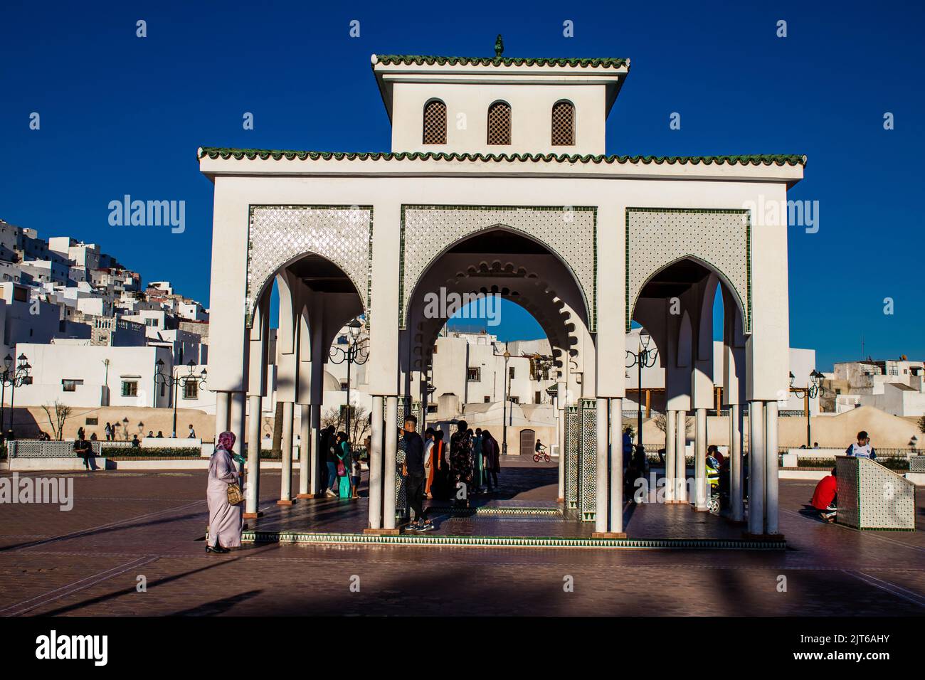 Tetouan, Morocco - August 16, 2022 Cityscape and architecture of ...
