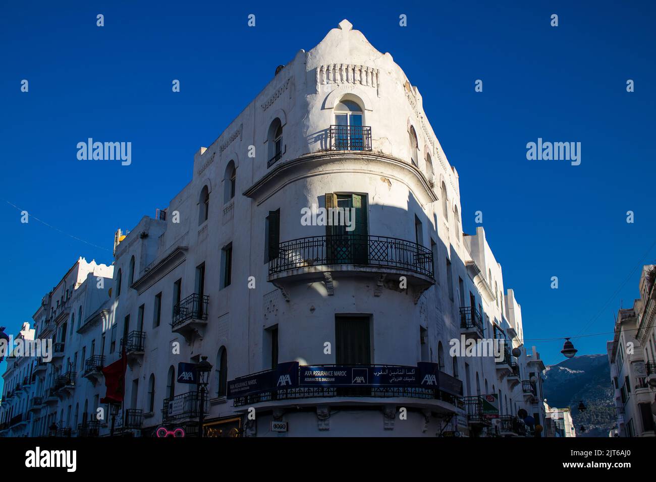 Tetouan, Morocco - August 16, 2022 Cityscape and architecture of ...