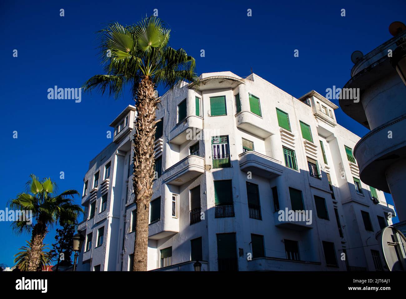 Tetouan, Morocco - August 16, 2022 Cityscape and architecture of ...