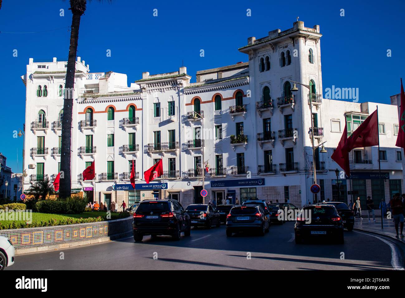Tetouan, Morocco - August 16, 2022 Cityscape and architecture of ...