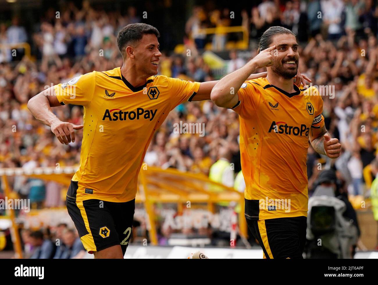 Wolverhampton, England, 28th August 2022. Ruben Neves of Wolverhampton ...