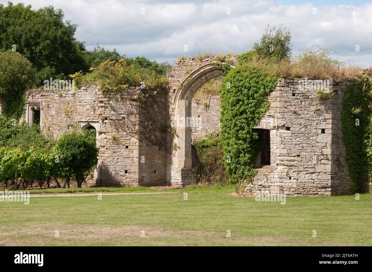 Old walls, Thornbury Castle, Thornbury, Gloucestershire, UK. Thornbury ...