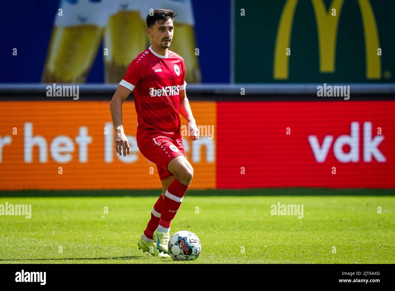 GENT, BELGIUM - AUGUST 28: Jelle Bataille of Royal Antwerp FC during ...