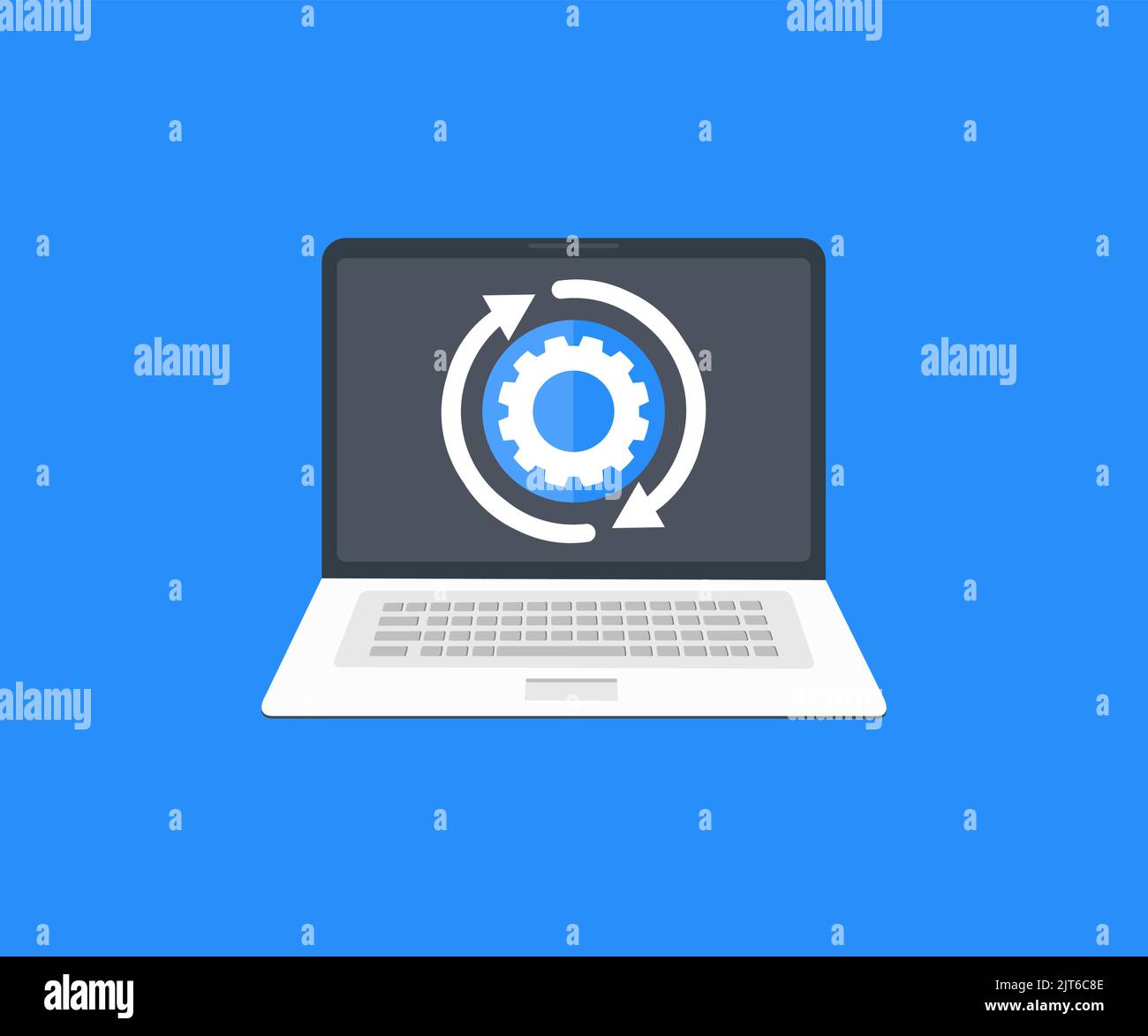 Pc repairing Stock Vector Images - Alamy