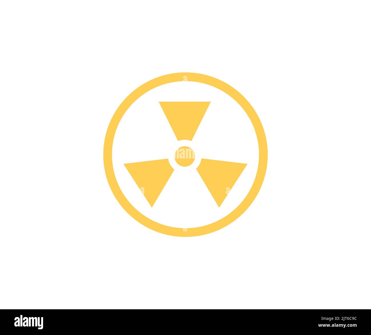 Danger yellow vector signs. Radiation sign, Biohazard sign, Toxic sign ...