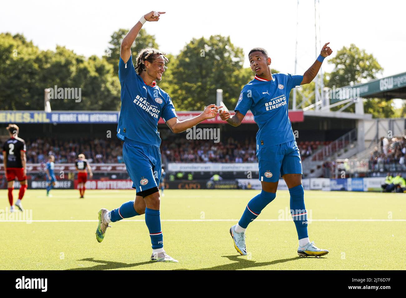 Utrecht, Netherlands. 28th Aug, 2022. ROTTERDAM - (lr) Xavi Simons of ...
