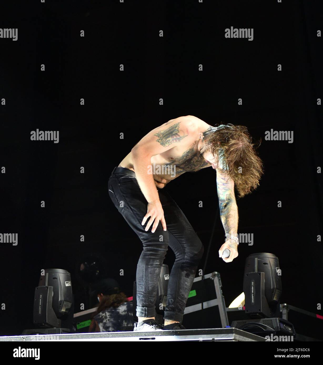 August 27, 2022, Portsmouth, Virginia, USA: Beartooth brings CALEB ...